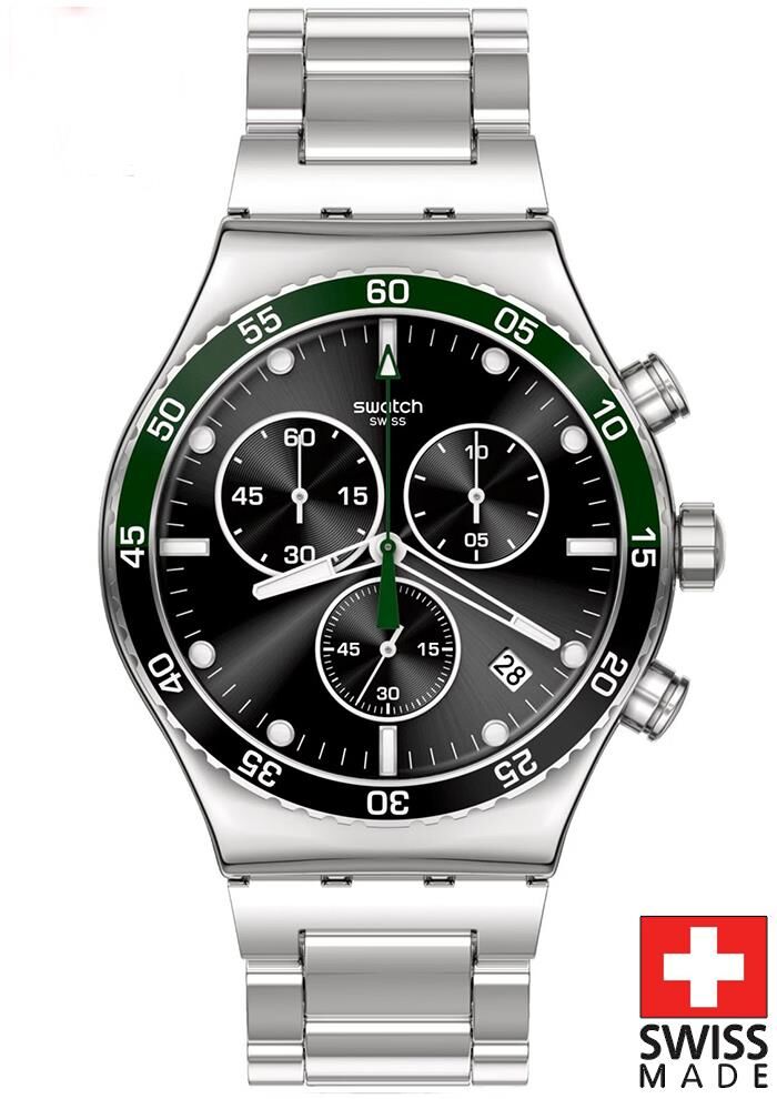 Swatch YVS506G DARK GREEN IRONY Kol Saati - gönülsaat